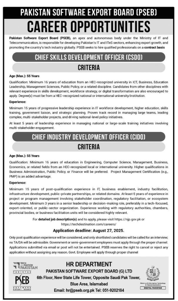 Careers - Pakistan Tech Destination Of The Year